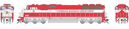 Athearn HO SD60I, TRRA/Red/White #4002
