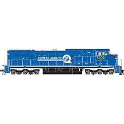 Atlas Dash 8-40CW Silver CSX 7307 HO Scale Model Train Diesel ...