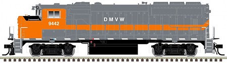 Atlas GP40-2(W) DC DMVW #9442 HO Scale Model Train Diesel Locomotive ...