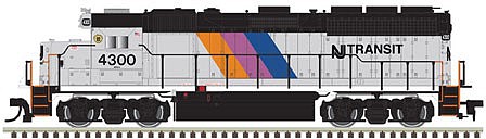 Atlas GP40 Standard DC New Jersey Transit 4302