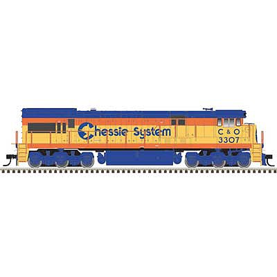 Atlas U30C DCC Equipped Chessie System #3312 HO Scale Model Train ...