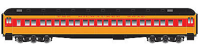 Atlas Heavyweight Paired-Window Coach Milwaukee Road HO Scale Model ...
