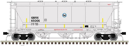 Atlas Trinity 3230 Covered Hopper GBRX #65005