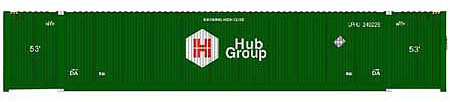 Atlas 53' Cimc Container HUB Set #4 HO Scale Model Train Freight Car ...