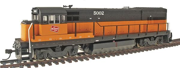 Atlas Diesel GE U23B - Powered Milwaukee Road #5002 (black, orange ...