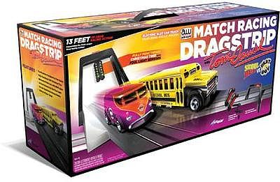 Auto-World HO Tom Daniel Match Dragstrip Slot Car 13' Racing Set
