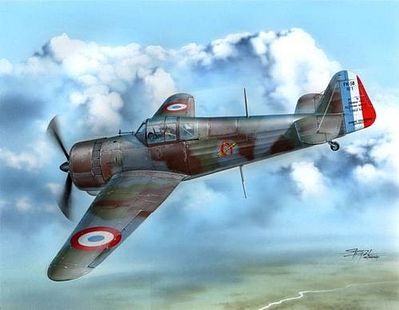 Azur Koolhoven Fk58C1 Fighter w/H&S Engine Plastic Model Airplane Kit 1 ...