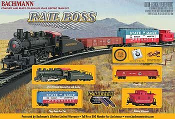 Bachmann Rail Boss 0-6-0 Steam Set HO Exclusive! #00687