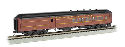 Bachmann 72' Heavyweight Combine Pennsylvania #9921 HO Scale Model Train Passenger Car #13601