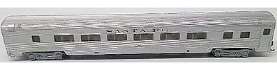 Bachmann 85' Streamline Fluted Coach Car Santa Fe