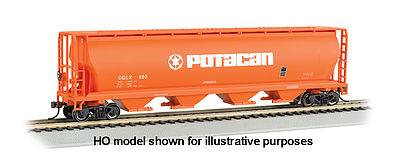 Bachmann 4 Bay Grain Hopper Potacan