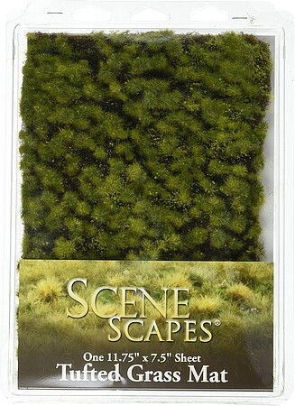 Bachmann Tufted Grass Mat Light Green Model Railroad Scenery Grass and ...