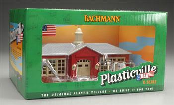 Bachmann Plasticville U.S.A.(R) Built-Up Buildings Schoolhouse w ...