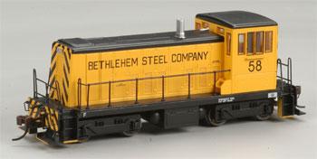 Bachmann Diesel GE 70 Tonner - DCC Equipped Bethlehem Steel #58 (yellow ...