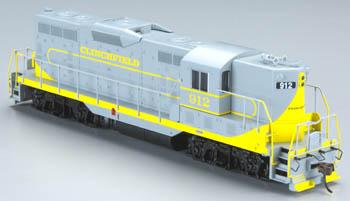 Bachmann Diesel EMD GP7 - DCC Equipped Clinchfield #908 (gray, yellow ...