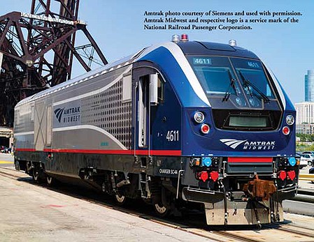 Bachmann Charger SC-44 Amtrak Midwest #4611 DCC HO Scale Model Train ...