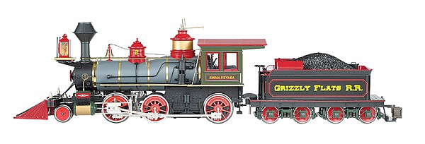 Bachmann 2-6-0 DCC Grizzly Flats G Scale Model Train Steam Locomotive ...