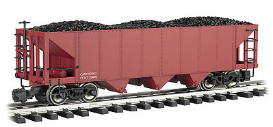 Bachmann Hopper Oxide Red Data Only G Scale Model Train Freight Car #98206