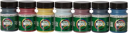 Badger Modelflex Paint Railroad Private Car Colors