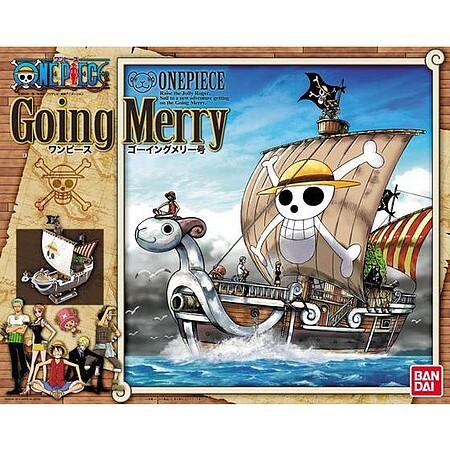 Bandai One Piece - Going Merry Snap Together Plastic Model Ship Kit ...