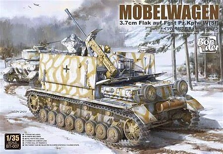 Border Fgst PzKpkw IV Mobelwagen w/3.7cm Gun Plastic Model Military ...