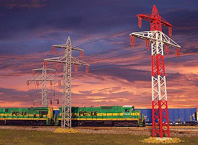 Big-City High Tension Tower 3/ - HO-Scale (3) #8512