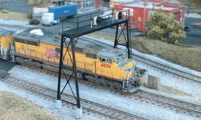 BLMS Signal Bridge Kit - Early ATSF Style-Double Track