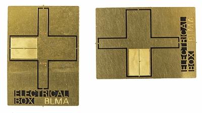 BLMS Trackside Electrical Box pkg(2) Z Scale Model Railroad Trackside ...