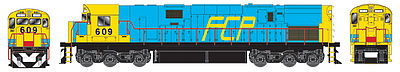 Bowser Alco C628 Ferrocarril Pacifico FCP #606