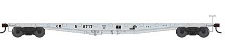 Bowser F30a Flat Car Conrail MOW Grey #58727 HO Scale Model Train ...