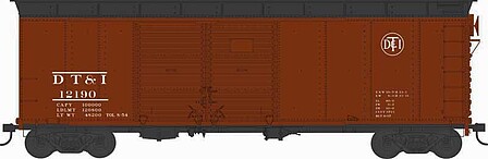 Bowser Ho X31 Rd Roof Boxcar DT&I 12222