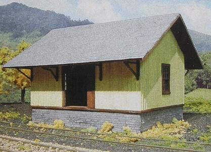 Branchline Small Pennsy Freight House Laser-Art Kit HO Scale Model ...