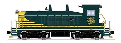 Broadway EMD NW2 Detroit Terminal #105 (green, yellow) HO Scale Model ...