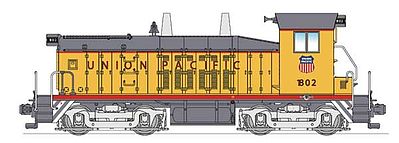 Broadway EMD SW7 DCC Union Pacific #1802 HO Scale Model Train Diesel Locomotive #2970
