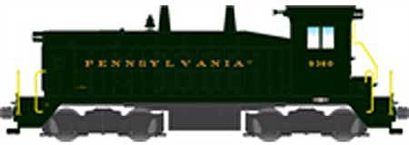 Broadway HO SW7 Switcher w/DCC& Paragon 3, PRR #9360