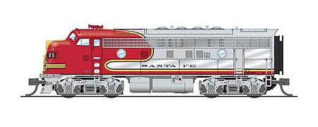 Broadway EMD F3A ATSF #26C DCC and Sound