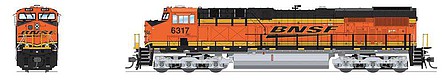 Broadway GE ES44AC BNSF Railway #6317 DCC HO Scale Model Train Diesel ...