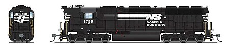 Broadway EMD SD45 Norfolk Southern #1795 DCC High Hood