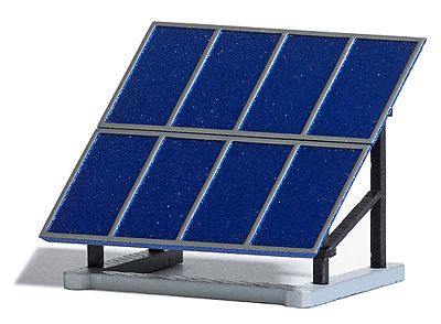 Busch Solar Panel Array on Metal Frames - Kit HO Scale Model Railroad ...