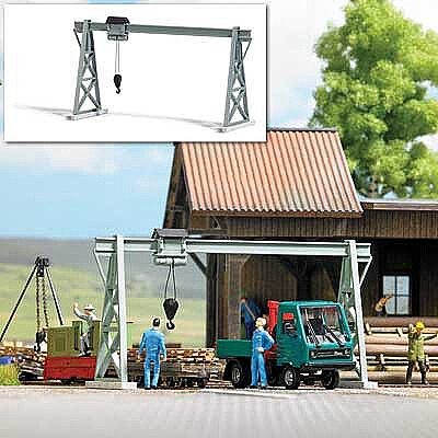 Busch Gantry Crane Kit HO Scale Model Railroad Building Accessory #12375