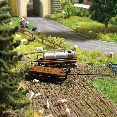 Busch Transport Carriages 2 HO Scale Model Railroad Building Accessory ...
