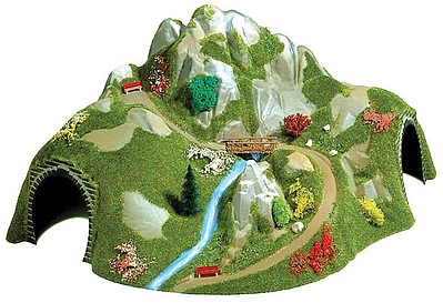 Busch Crv Tunnel w/Waterfall - HO-Scale #3029