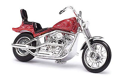 Busch Motorcycle red Metallic