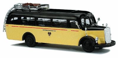 Busch 1949 Mercedes-Benz O-3500 Bus Austrian Postal Bus