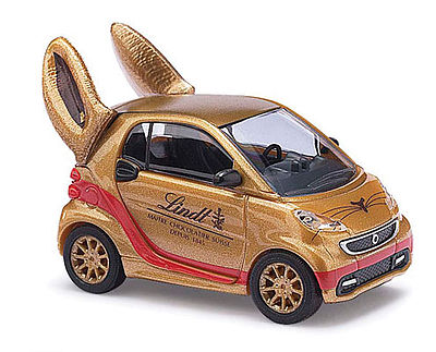 Busch Fortwo Coupe 2012 Lindt HO Scale Model Railroad Vehicle #46211