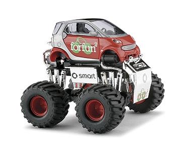 Busch European Automobile Smart Fortwo Monster Truck Forfun Limited ...