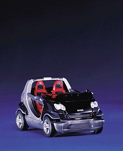 Busch Smart Crossblade black HO Scale Model Railroad Vehicle #48985
