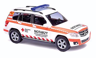 Busch 2009 Mercedes-Benz GLK Class SUV DRK Notarzt HO Scale Model ...
