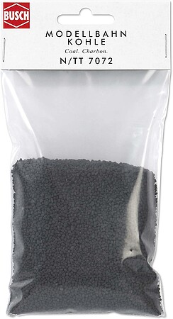 Busch Black Coal (230g) N Scale Model Railroad Ballast #7072