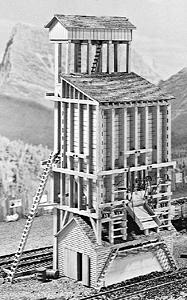 Campbell Coaling Station HO Scale Model Railroad Building Kit #357